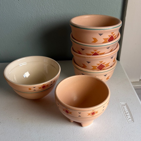 Treasure Craft | Dining | Treasure Craft Aztec Pottery Bowl Set | Poshmark